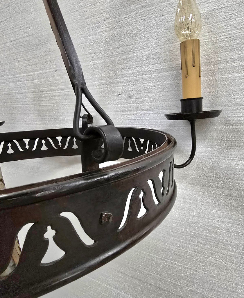 1920s Iron Light - Restored – Toledo Architectural Artifacts, Inc