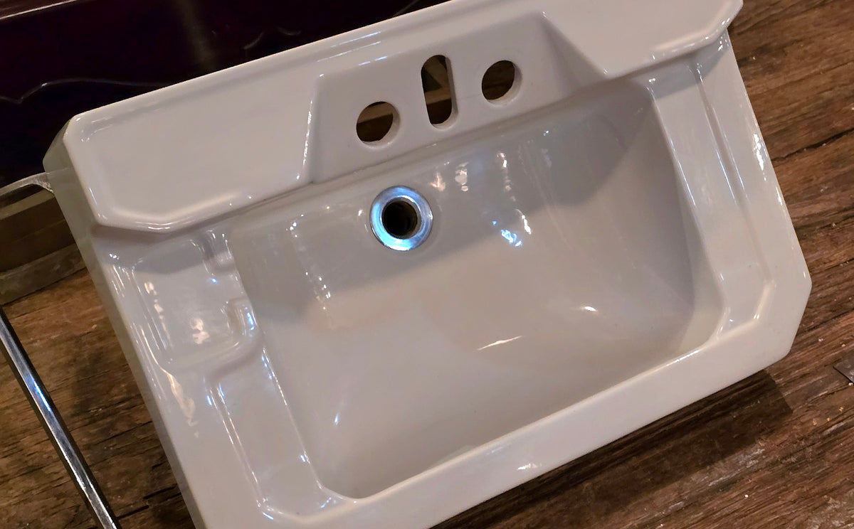 Vintage Case Plumbing Cut Corner Wall Sink with Towel Racks – Toledo ...