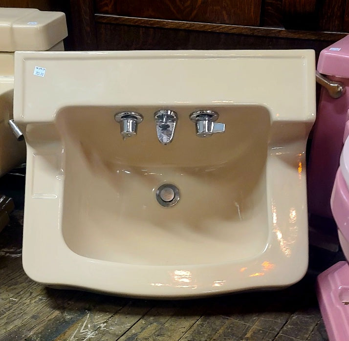 Vintage Case Plumbing set of Case 1000 Toilet & Shelf Back Sink w/Legs ...