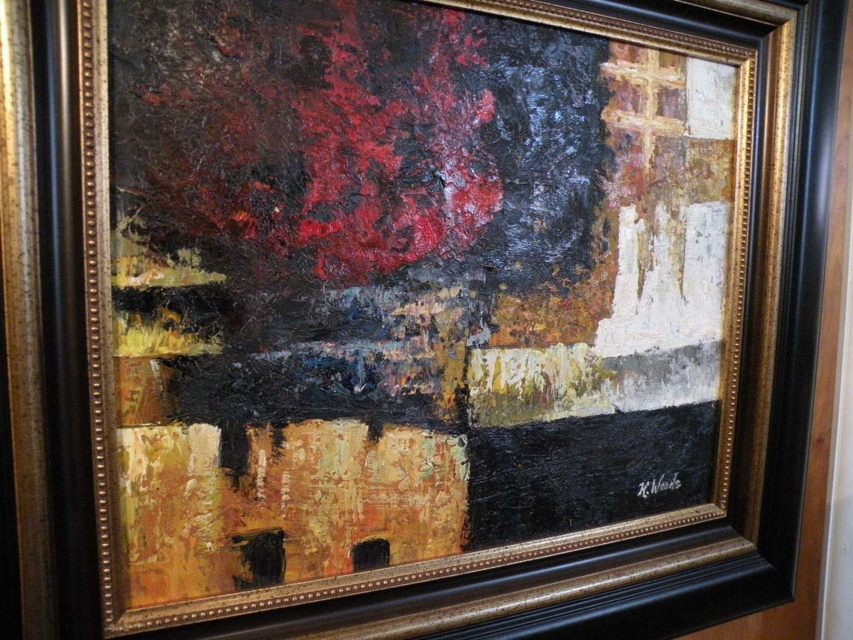 "Urban Abstract" Contemporary Oil Painting by K Woods – Toledo ...