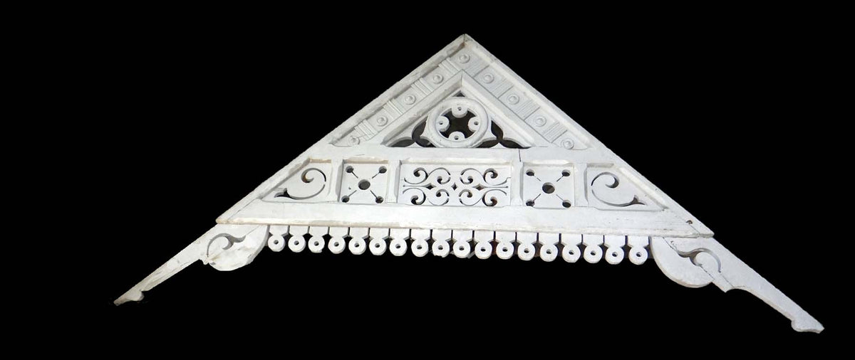 Pair of Large Antique Victorian Era Decorative Cedar Barge Boards (roo ...