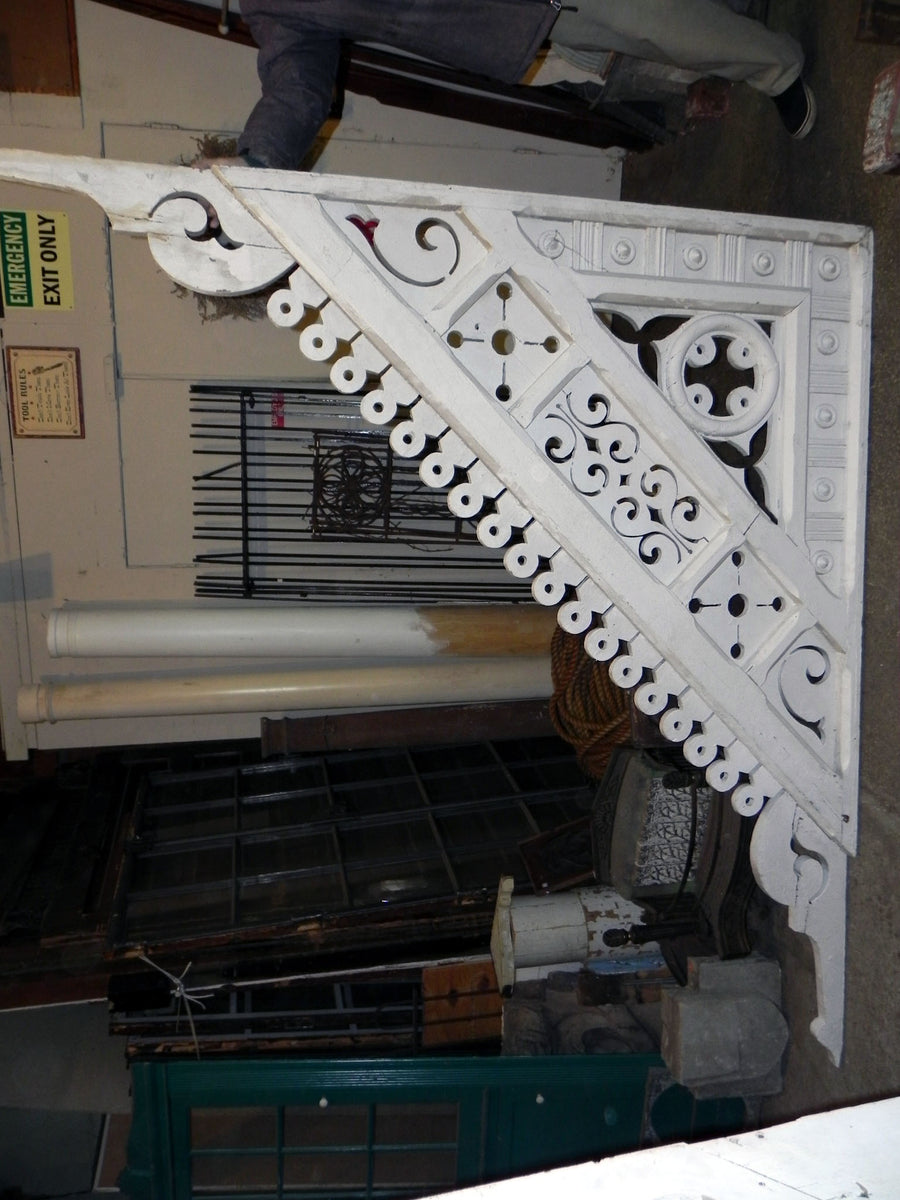 Pair of Large Antique Victorian Era Decorative Cedar Barge Boards (roo ...