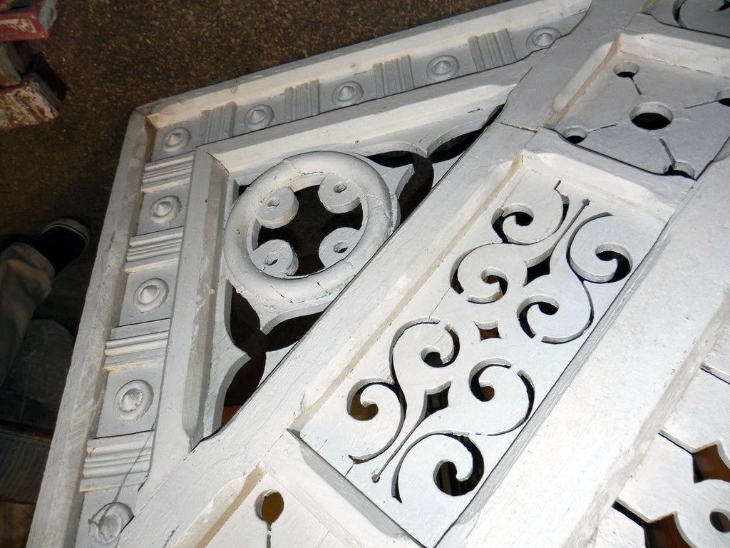 Pair of Large Antique Victorian Era Decorative Cedar Barge Boards (roo ...