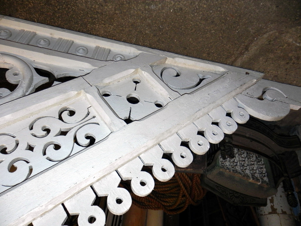 Pair of Large Antique Victorian Era Decorative Cedar Barge Boards (roo ...