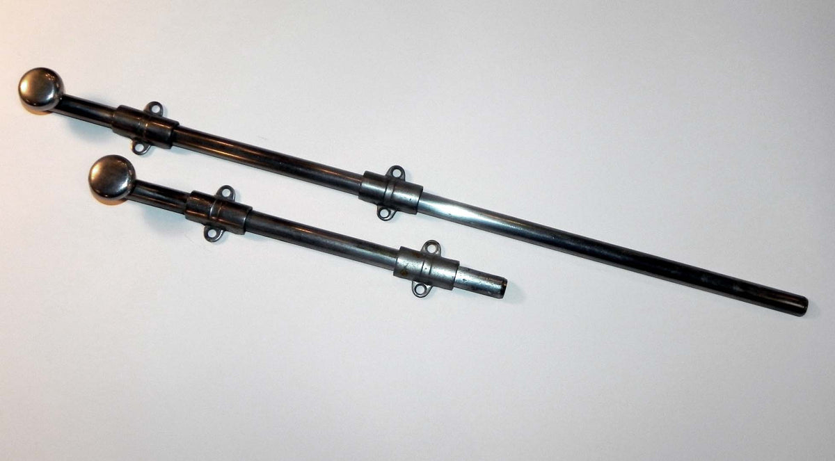 Vintage 1920's Era Nickel over Bronze French Door Slide Bolt Sets ...