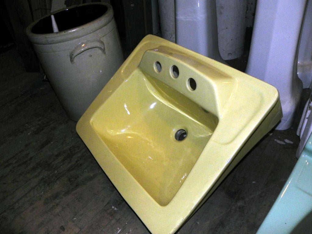 Vintage Crane "Marcia" Counter Sink in Yellow. – Toledo Architectural ...