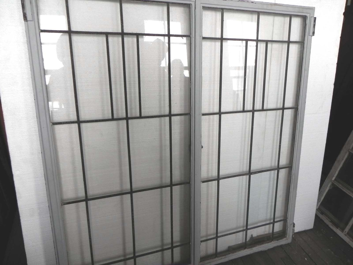 Large Vintage Arts & Crafts Styled Leaded Casement Windows – Toledo ...